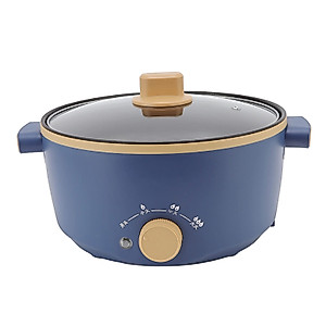 800W Electric Cooker 2.5L 3 Speed Control Single Layer,Multifunction Electric Skillet for Stir Fry, Roast, Ramen Cooker with Dual Power Control for Dorm, Electric Stock PotMultifunctional(#1)