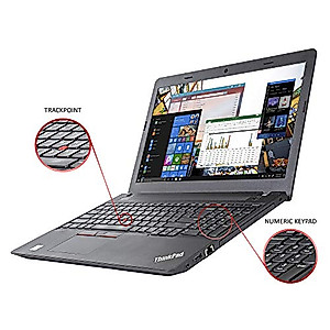 Lenovo ThinkPad E570 Laptop, 15.6 HD Display, Intel Core i5-7200U Upto 3.1GHz, 8GB RAM, 512GB NVMe SSD + 1TB HDD, DVDRW, VGA, HDMI, Card Reader, Wi-Fi, Bluetooth, Windows 10 Pro (Renewed)