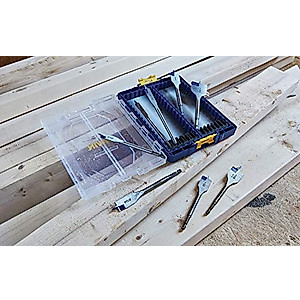 IRWIN Speedbor Max Drill Bit Set, 8-Piece (IWAX128PC)