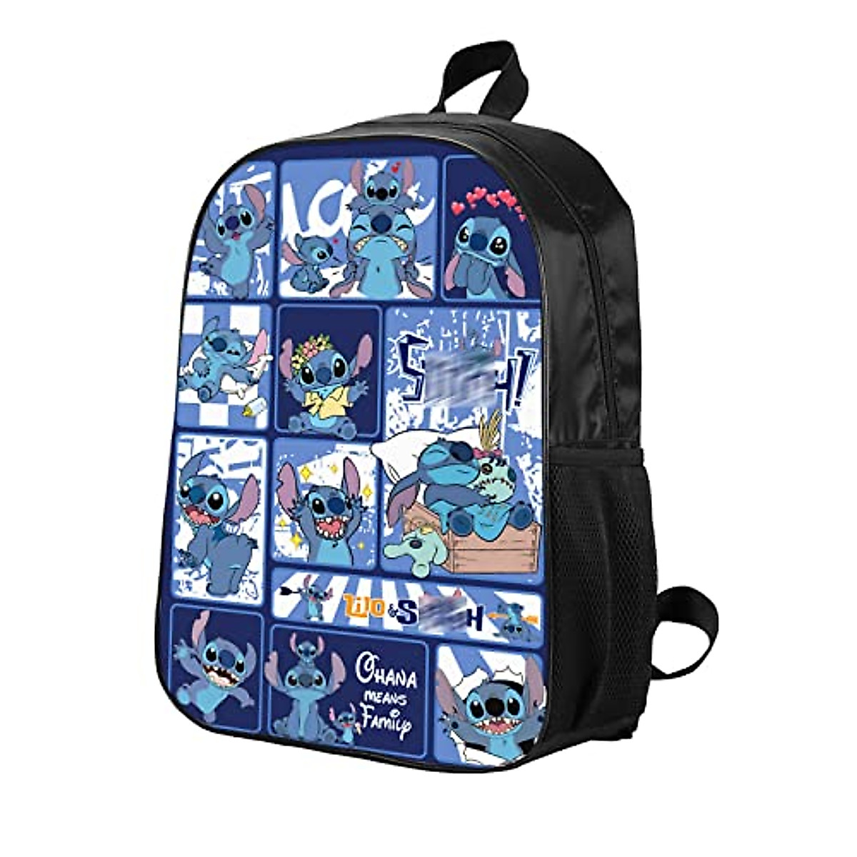 VQESYKU Cartoon School Backpack Set Laptop Backpacks with Lunch Bag Cute Travel Bag Gifts for Boys And Girls, blue