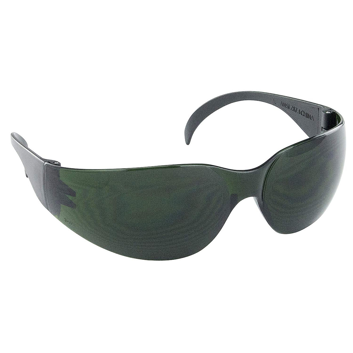 SAS Safety 5346 Nsx Eyewear with Polybag, 5-Shade Lens/Black Temple, adult