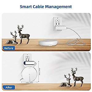 STANSTAR Wall Mount for TP-Link Deco M9 Plus Home Mesh WiFi System, Sturdy Brackets, Easy Moved, Space Saving,without Messy Wires and Screws(2 Pack)