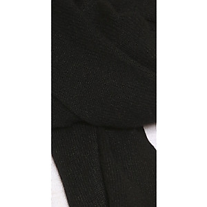 White + Warren Women's Cashmere Travel Wrap Scarf, Black, One Size