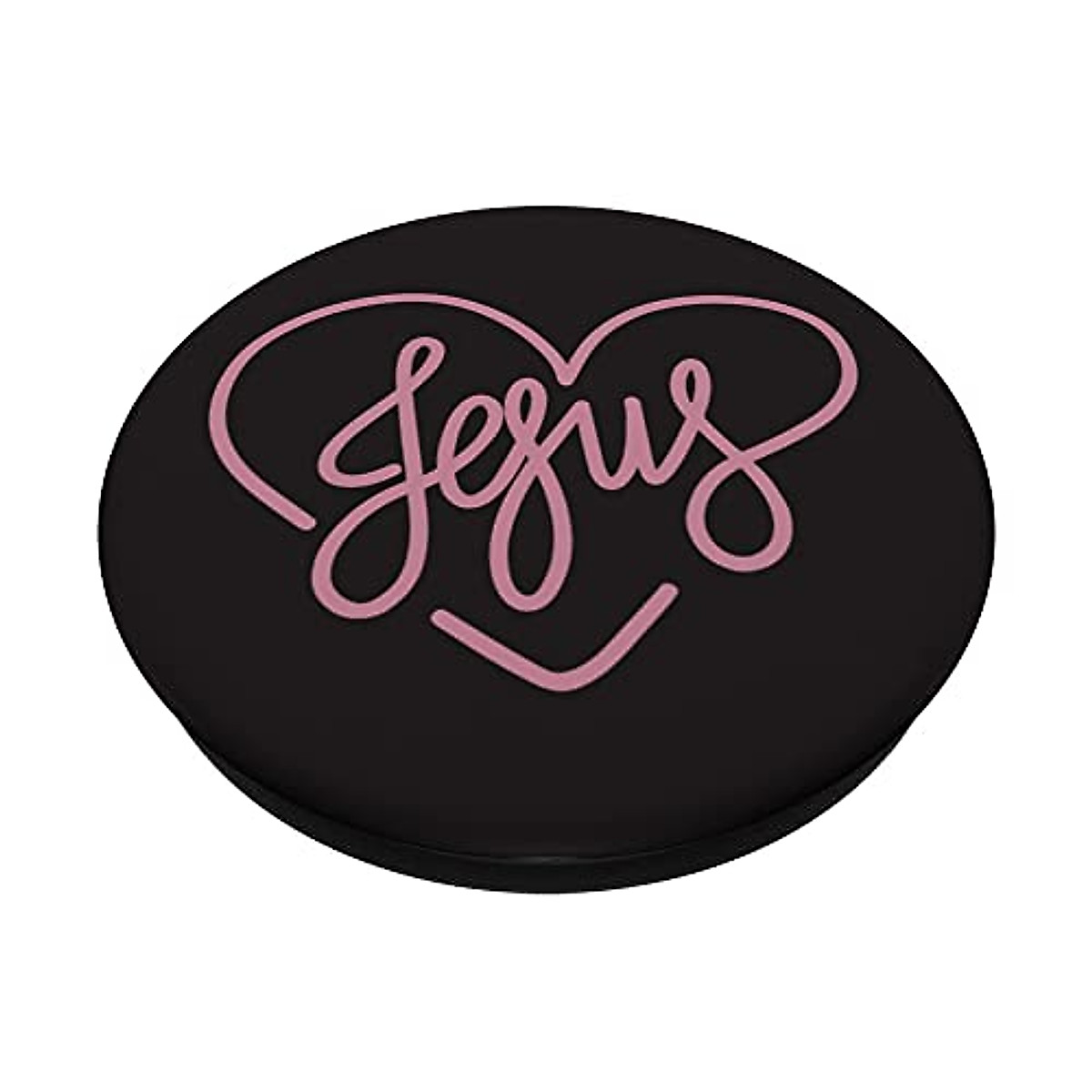 Peony Pink Jesus Faith Christian Bible Verse PopSockets Swappable PopGrip