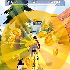 Jacfit Jbike Sensor for Exercise Bike and Bike Trainer, Free Multiplayer Online Indoor Cycling Workout.