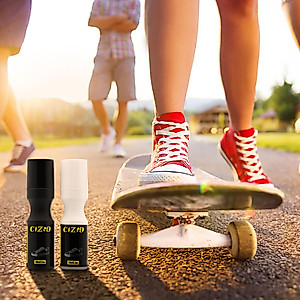 Shoe Cleaner Whitener for Sneaker, COZGO Shoe Cleaning and Whitening Kit, 3.5oz Shoe Cleaner and 3.5oz Whitener, No extra brushes needed,Work on White shoe,Sneaker,Canvas,Mesh,Tennis,PU,Fabric,Leather