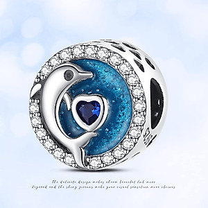 KUNSIR Charms Beads fits Pandora Charm bracelets for Woman-925 Sterling Silver Dangle Pendant Bead,Girl Jewelry Beads Gifts， Happy Birthday Charms for Women Bracelet&Necklace