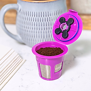 Perfect Pod Universal Café Cup, Reusable Coffee Pod for Keurig, Refillable Coffee Filter Compatible with both Single Stream and Supreme Multi-Stream Keurig Brewers