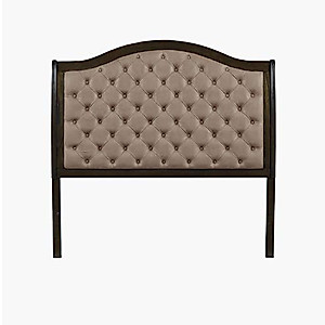 Progressive Furniture Pearson Queen Upholstered Bed, Aged Oak