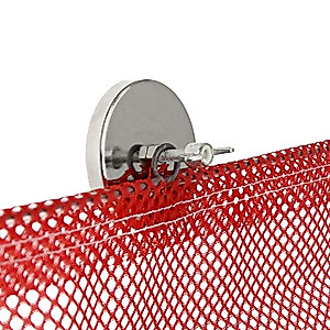 BISupply Magnetic Flag Mounts - 2.75in Heavy Duty Magnet Mounts for Truck Cargo Flag Oversize Flag Magnet Set, 4Pk