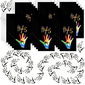 Smiling Wisdom - Bulk 30 Sets - Employee Appreciation Mini Greeting Card and Keepsake Gift Sets - 90 Pieces (High 5 Hand)