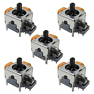 New 5 pcs Analog Stick Joystick Replacement Parts for Xbox360 PS2 PS3 wireless controller only