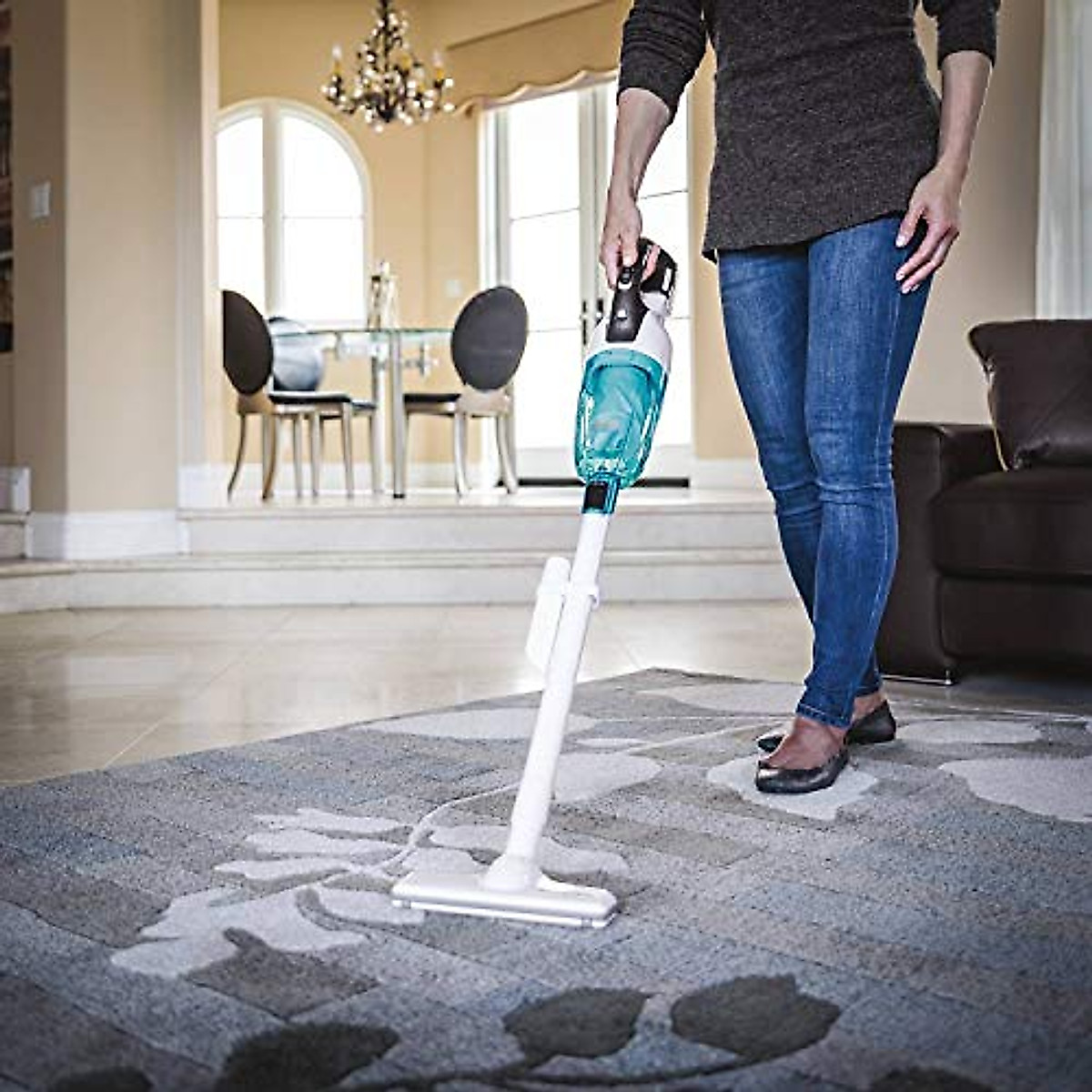 Makita XLC03ZWX4 18V LXT Lithium-Ion Brushless Cordless Vacuum, Trigger W/Lock, Tool Only, White