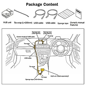 TK78-66-9U0C CarPlay Android Auto Retrofit Kit Fits for Mazda 2 3 6 CX-5 CX-3 MX-5 2014-2020 Year Miata Interface Port Aux Console 00008FZ34 Dual USB Interface Module