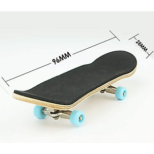 HAPTIME Fingerboard Finger Skateboards for Kids, Mini Maple Finger Board with Wooden Board, Professional Bearing and Wheels