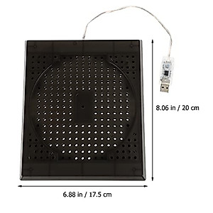 SOLUSTRE USB Base Lighting Powered Series Console X/s S/S/x Compatible Vertical System USB Cooling Light Holder for RGB X with Stand Led