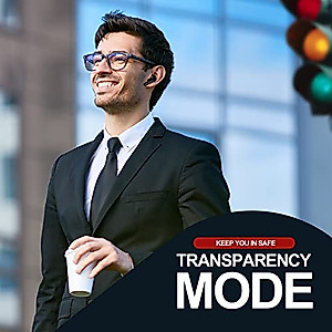 ＷＭＷＹＭＸ Wireless Earbuds, Active Noise Cancelling Headphones in-Ear Bluetooth Headsets with 4 Mics 30hrs Playtime Fast Charging Premium Sound for Sports IPX8 Waterproof Gaming/Sleeping Earphones