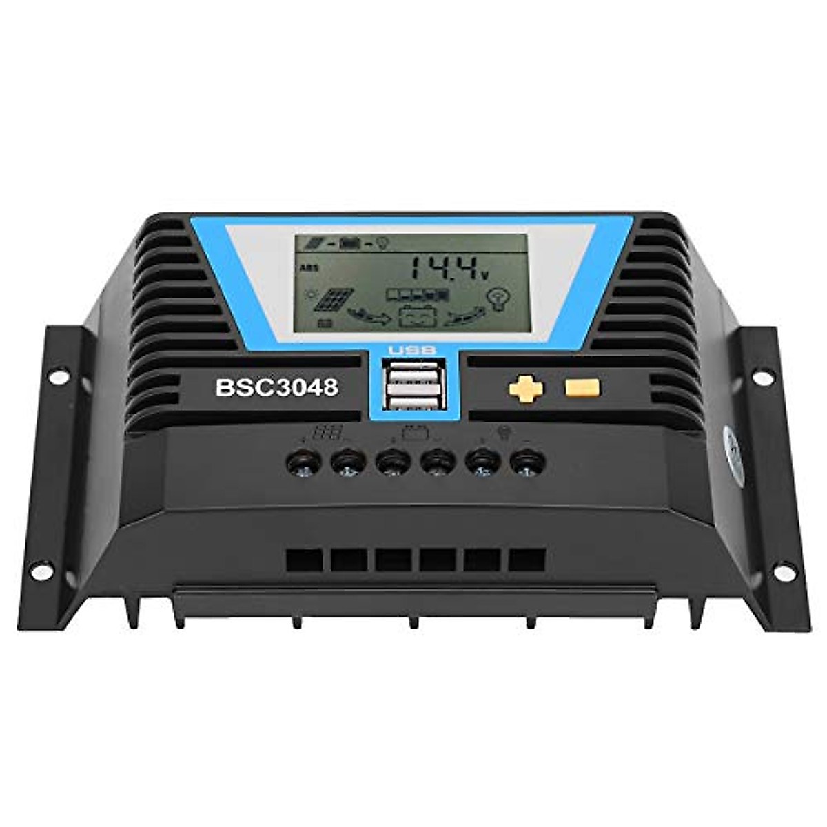 Photovoltaic System Controller, 12v/24v/36v/48v Renewable Energy Charge Controller, Solar Generator Controller for Solar Panel System