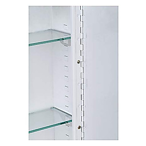 Ketcham 160PE-SM - 14" W x 20" H Deluxe Series Surface Mounted Polished Edge Mirror Door Medicine Cabinet