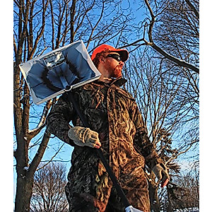 Bigfoot 18" Arctic Camo SnoDozer - Poly Combination Snow Shovel - Camouflage with Steel Core Handle 3997