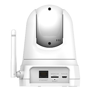 D-Link Indoor WiFi Camera Full HD Security 2 Way Audio Pan Tilt Zoom 1080P Motion Detection Night Vision MicroSD & Cloud Recording Works with Alexa and Google Assistant (DCS-8525LH-US)