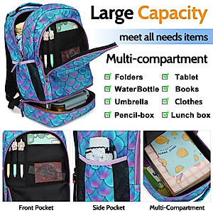 DIPUG Kids Dinosaur Backpack Boys and Girls, School Bookbag with Lunch Box Compartment