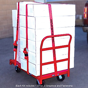 SNAPLOCS CART Strap Anchor KIT with 2"x16' CAM for Platform Trucks
