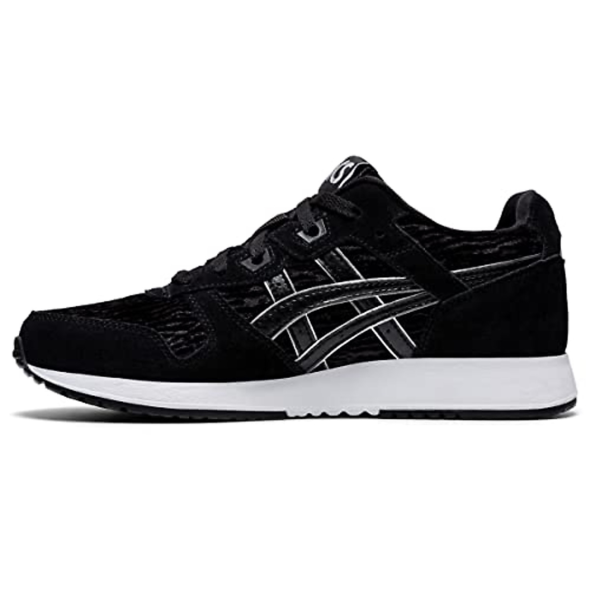 ASICS Women's Lyte Classic Shoes, 8.5, Black/Pure Silver