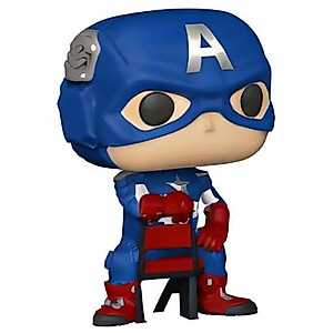 Funko Pop! Marvel Collector Corps Exclusive End Credits Captain America #693 w/ Free Acrylic Case