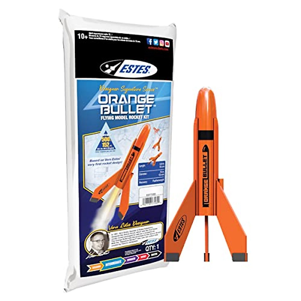 Estes Orange Bullet 7295