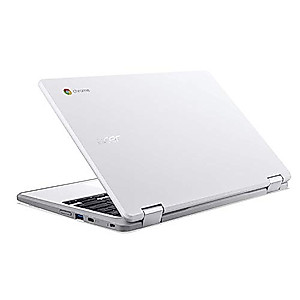 Acer Chromebook Spin 11 Convertible Laptop, Celeron N3350, 11.6 Inches HD Touch, 4GB DDR4, 32GB Storage, Wacom EMR Pen, Pearl White, CP511-1HN-C7Q1