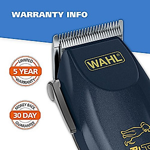 Wahl Deluxe Pro Series Cordless Lithium Ion Clipper Kit for Dog Grooming at Home with Heavy Duty Motor, Self-Sharpening Blades, and 2 Hour Run Time – Model 9591-2100