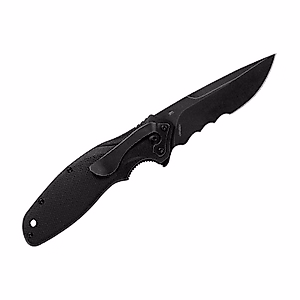 CRKT Shenanigan Maroon Everyday Carry, Plain Edge Blade, Liner Lock, Glass Reinforced Nylon Handle, Pocket Clip K800RKP