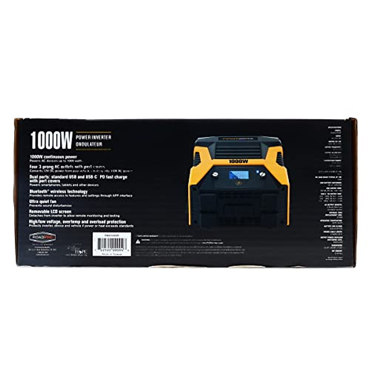 PowerDrive Plus PWD1000P 1000 Watt Wireless Power Inverter with Bluetooth(R) Technology and Remote Control