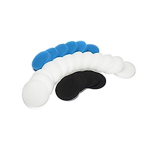 LTWHOME Value Pack of Carbon Filter, Coarse Filter and Fine Filter Pads Set Suitable for Eheim Classic 2213/250 2616131 (Pack of 24)