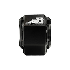 Agency 6 Recovery Shackle Block Assembly 2.5 INCH Double Hole, Black - Hitch Receiver Block - Proudly Made in The USA