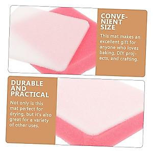 SEWACC 5 Sets Fondant Sponge Pad Colorful Decor Paste Fondant Cake Pads Flower Embellishments Fondant Sponge Mats Fondant Modelling Mat Fondant Shaping Mat Fondant Mat Modeling Flowers