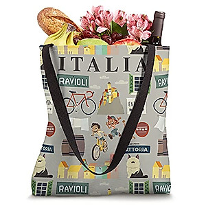 Disney Pixar Luca Italia Land Icons Tote Bag