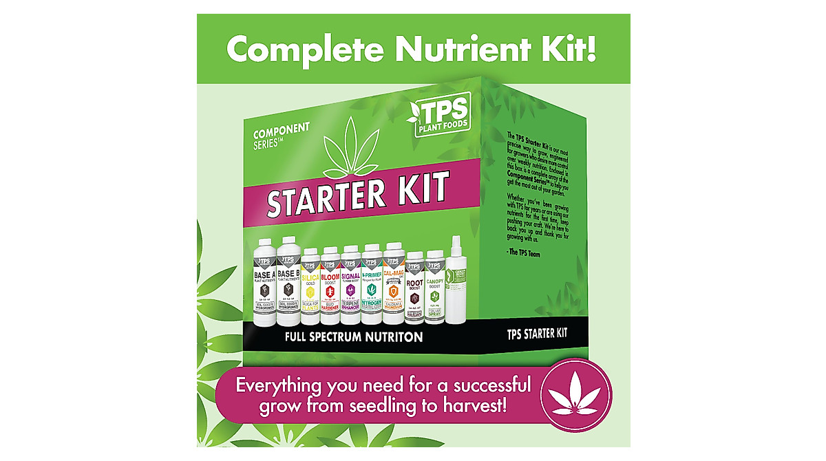 TPS Nutrients Complete Plant Nutrient Kit for Veg to Bloom | Grow Big
