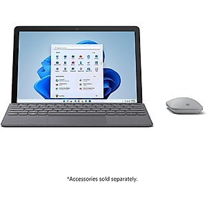Microsoft Surface Go 3 10" Pixelsense Touchscreen Laptop Tablet, I3-10100Y, 8GB RAM, 128GB SSD, Intel UHD Graphics 615 with Dual-Core 10-Point Multi-Touch Windows 10 Pro, 8W6-00009 (Renewed)