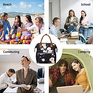 Imyth Large Lunch Bag for Women Reusable Insulated leakproof Lunch Box Organize