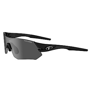 Tifosi Optics Tsali Sunglasses (Matte Black, Smoke/AC Red/Clear)