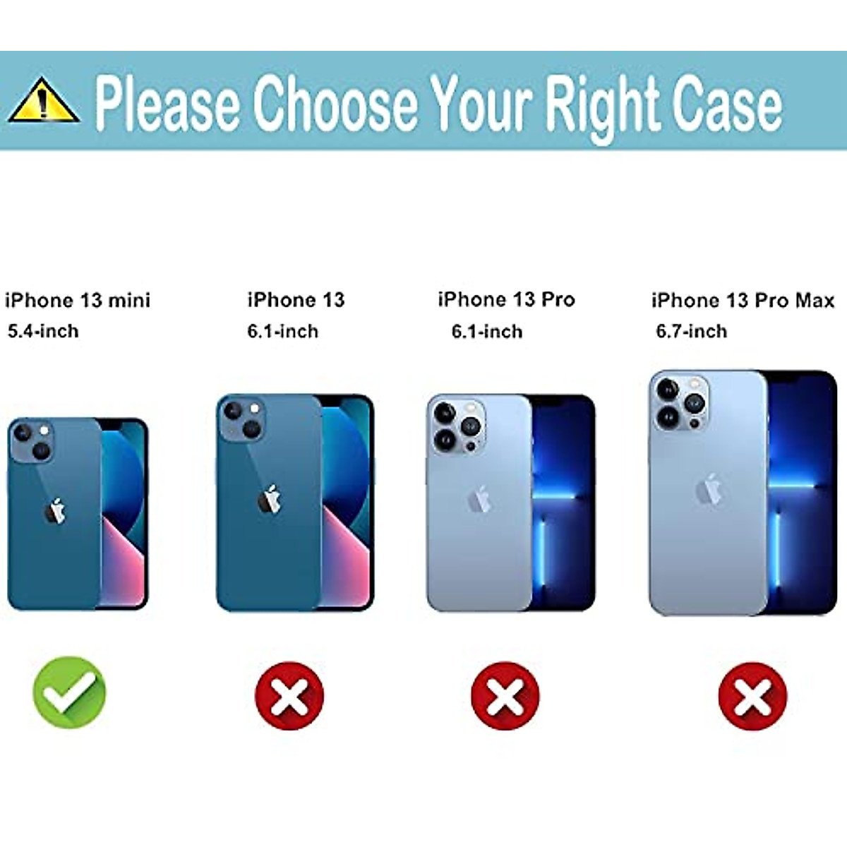 Christmas Case for iPhone 13 Mini,Gifun Hard PC+TPU Bumper Clear Protective Case Compatible with iPhone 13 Mini 5.4" 2021 - Christmas Tree and Snowman