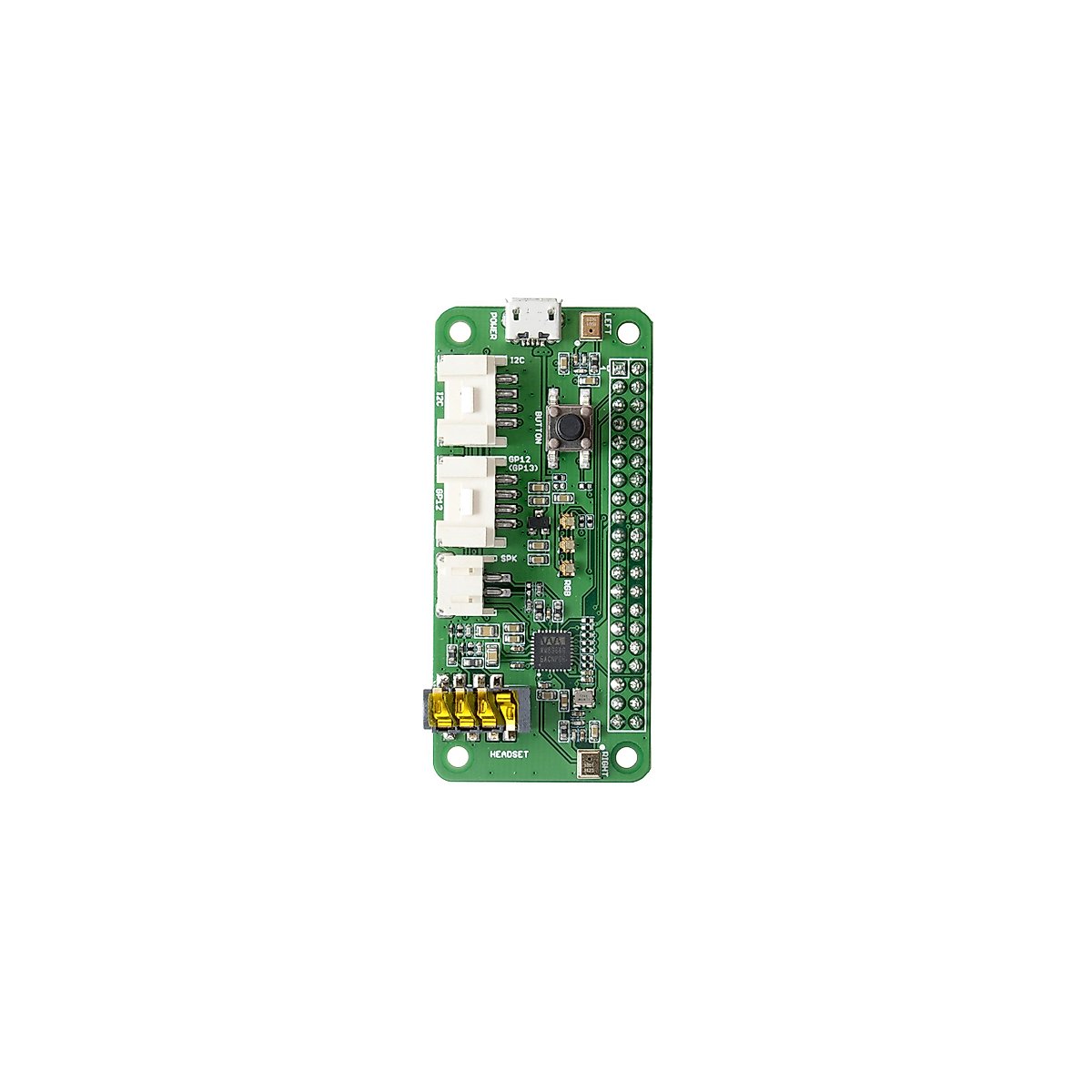 ReSpeaker 2-Mics Pi HAT microphone expansion board raspberry pi voice service wm8960