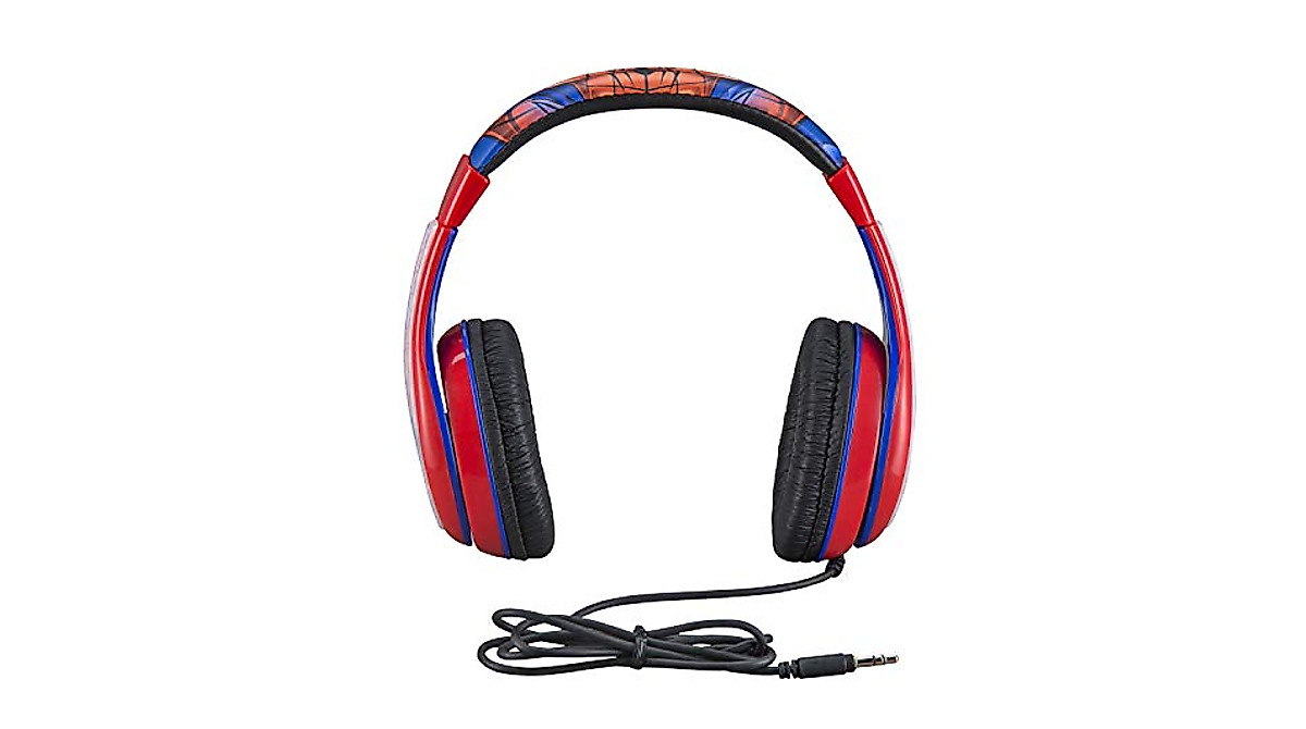 Spider Man Kids Headphones – Safe, Adjustable & Tangle-Free Earbuds