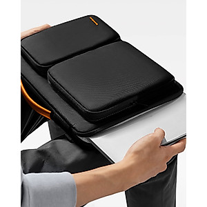 tomtoc 360 Protective Laptop Shoulder Bag for 16-inch MacBook Pro M3/M2/M1 Pro/Max A2991 A2485 2023-2019, Water-resistant Sleeve for Dell XPS 15 Surface Book 3 The New Razer Blade 16