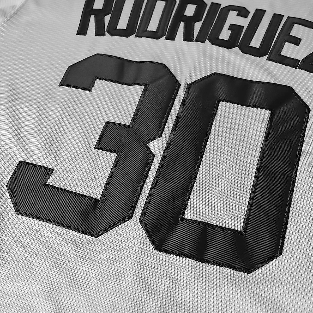 The Sandlot Benny The Jet Rodriguez Michael Squints Palledorous Alan Yeah-Yeah McClennan Bel Air 3D Print Baseball Jersey (XXX-Large, 30-Grey)