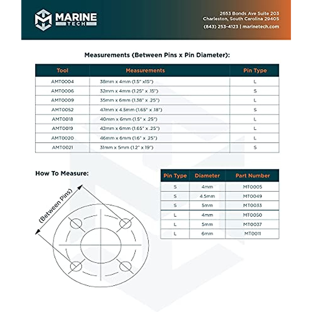 M Marine Tech Tools Outboard Trim/Tilt Pin Wrench Set, Yamaha, Suzuki, Johnson, Evinrude - 38mm (AMT0004) 32mm (AMT0006), 35mm (AMT0009)