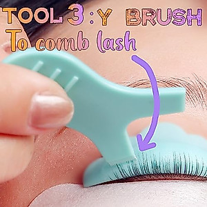 Lami Lash Lift Pad LM Curl Soft 6 Size Lifting Shield Eyelash Perming Rod Glue Free On Eyelid Neon Lamination Roller Easier Perm Rods Include Ribbon Cover Silicone Eye Patch Y Brush Lash Lift Tool