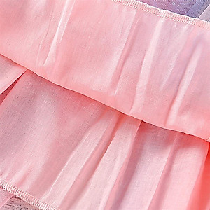 Baby Girls Tutu Dress Toddler Infant Sleeveless Layered Princess Tulle Dress Summer Beach Wedding Party Dresse (Multicolor, 4-5T)